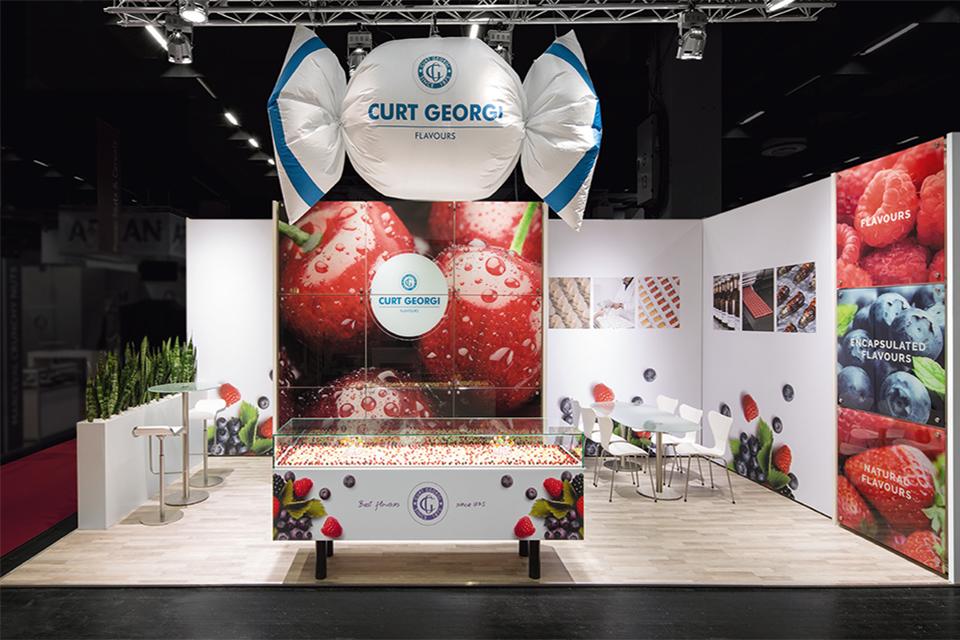 Geschmackvolles Messestanddesign – Curt Georgi, ProSweet | MeRaum