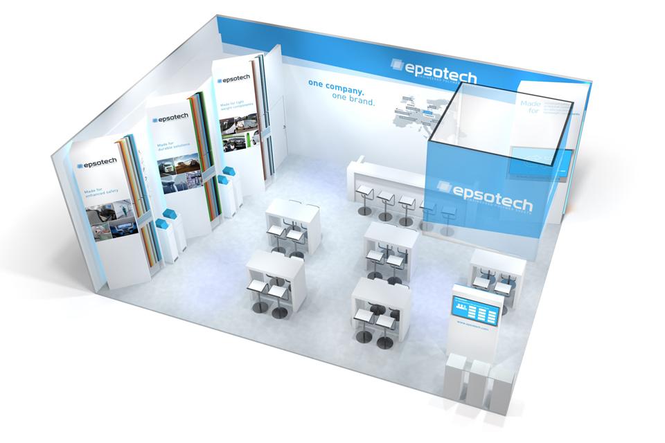 A stand of contrasts: huge and invisible – epsotech, K | MeRaum