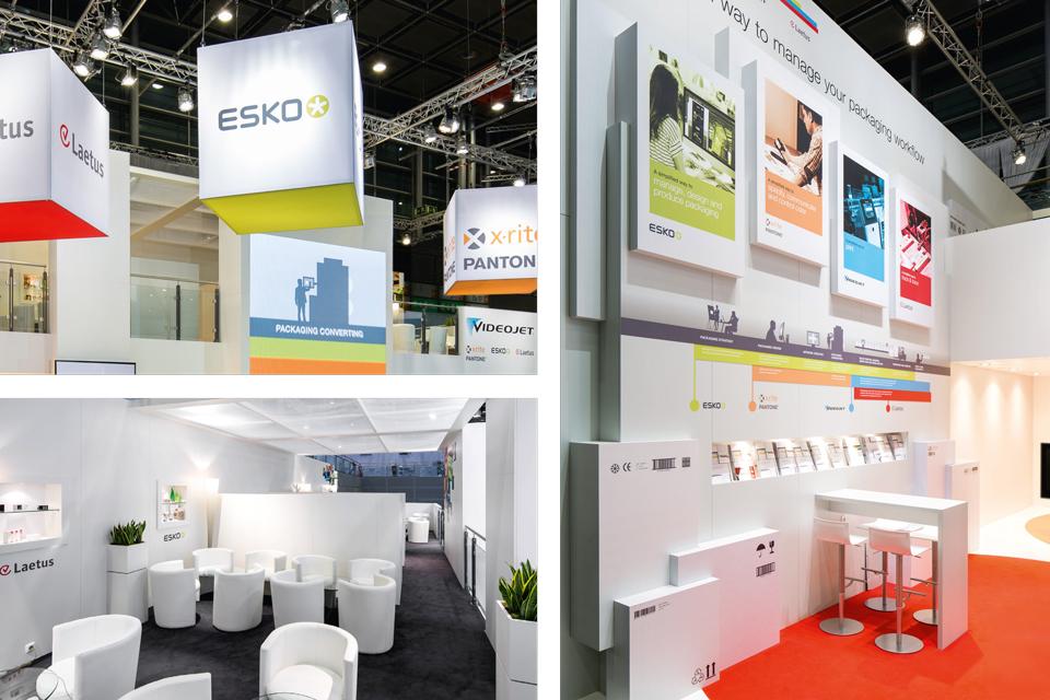 Joint exhibition stand with a harmonious design – Videojet, Interpack ...