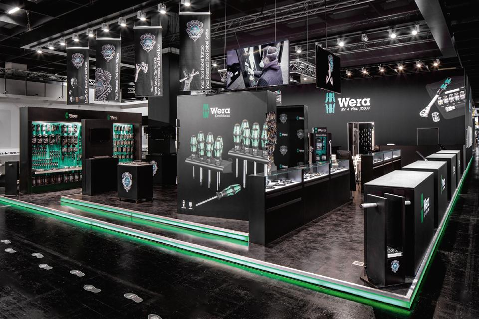 Restaging a brand – Wera, Temporary architecture | MeRaum